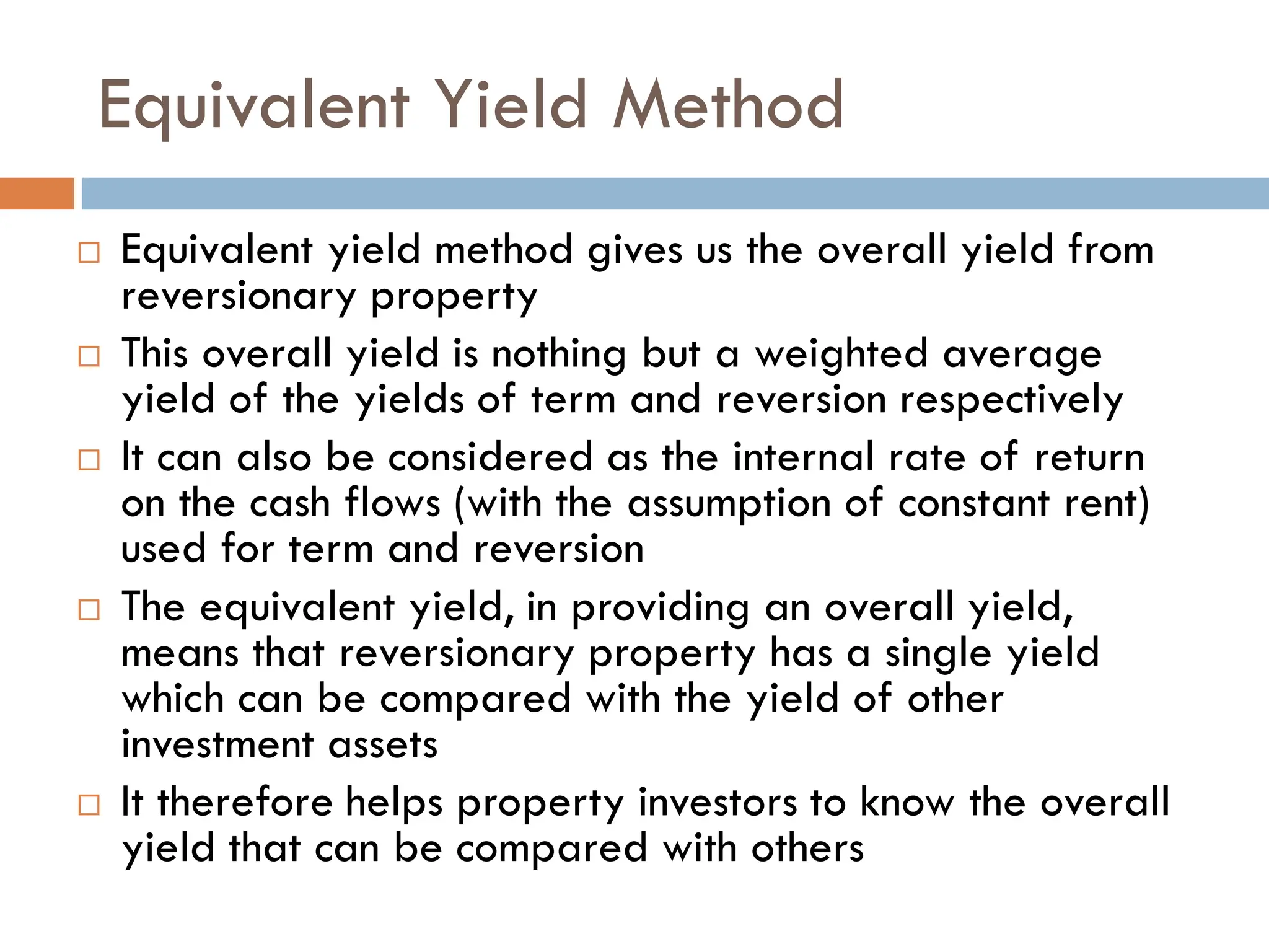 Valuation of properties by Investment Approach | PDF