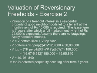Valuation of properties by Investment Approach | PDF