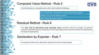 Valuations under customs | PPTX