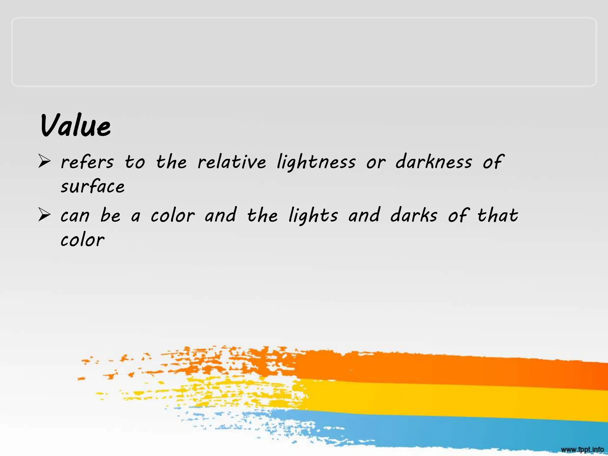 Value PowerPoint presentation- materials | PPT