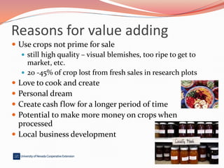 Value added products - steps to success | PDF