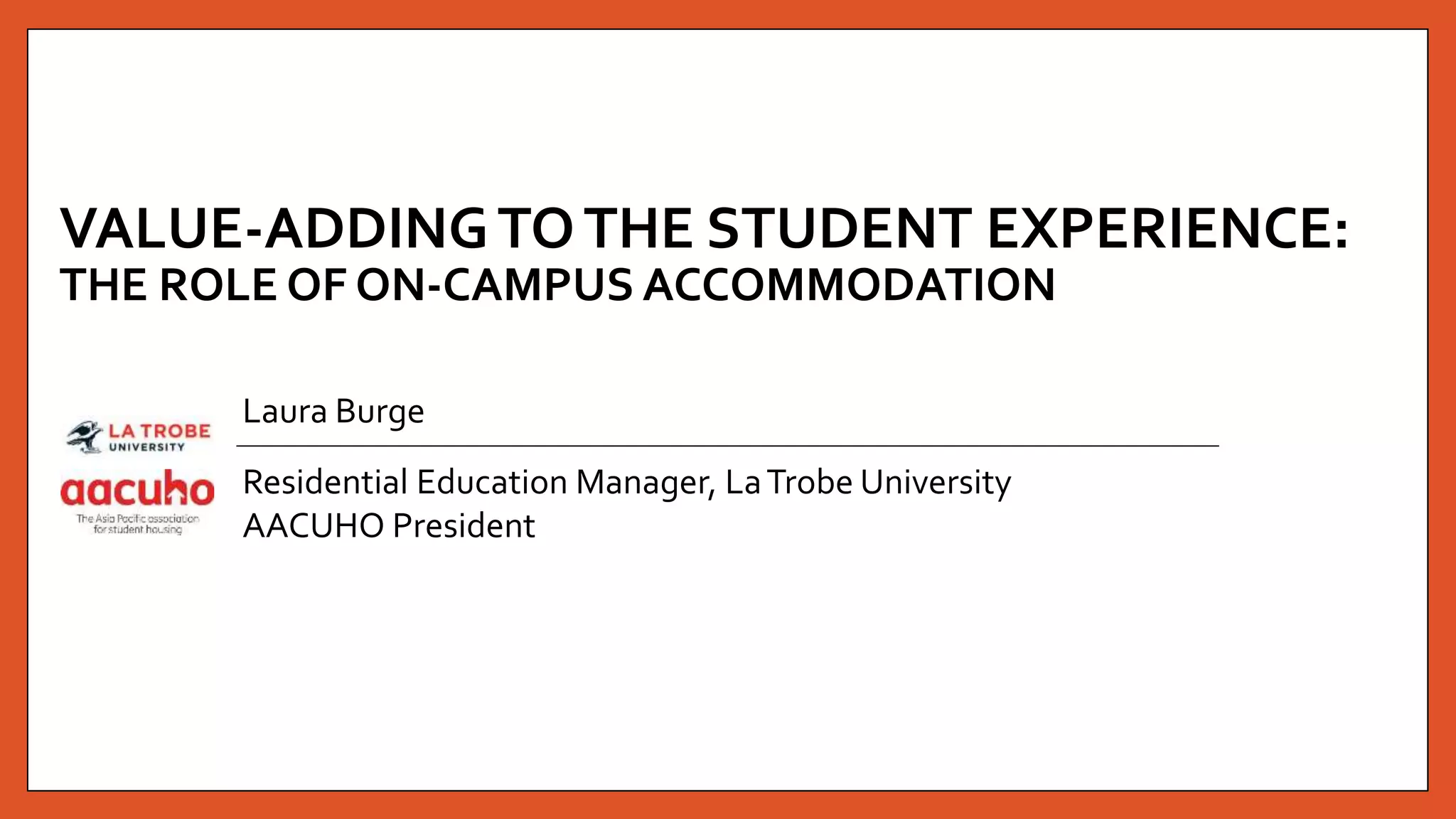 Value-Adding to the Student Experience - Laura Burge.pptx