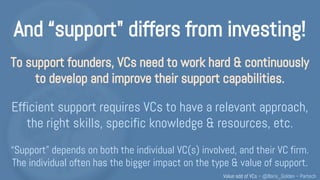 The value-add of VCs | PDF