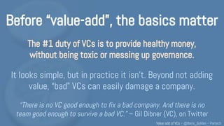 The value-add of VCs | PDF
