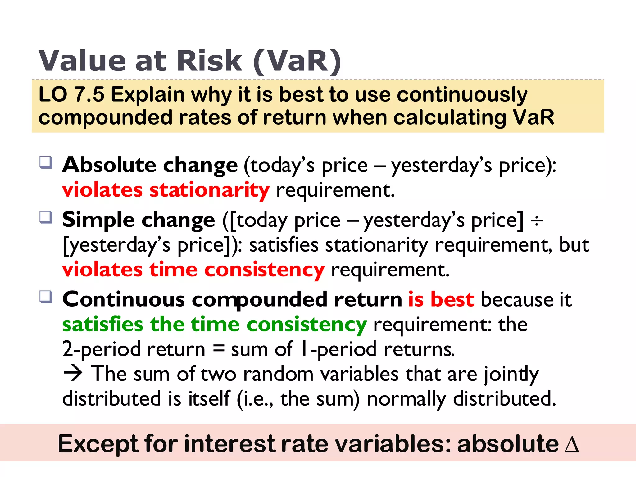 Value at Risk (VaR), Intro | PPT