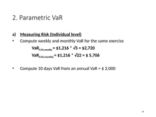 Value-at-Risk-VaR 1 zzzzzzzzzzzzzzzzzzzz | PPT