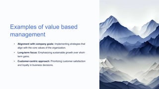 Value based management for human values and business ethices. | PPTX ...