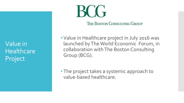 Value based healthcare | PPTX