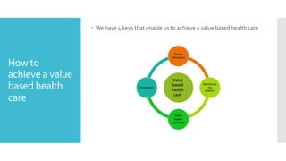 Value based healthcare | PPTX