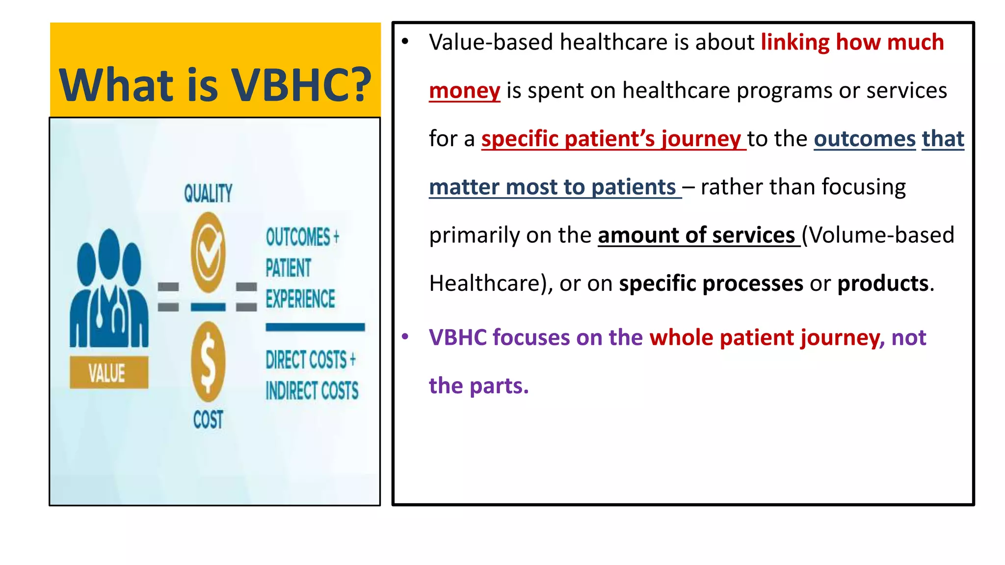 Value-based Healthcare Systems | PPTX