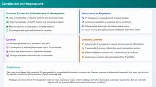 Value-based IP Management at Siemens: A Cross-Divisional Analysis | PDF