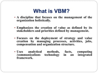 Value based management | PPT