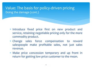Value based negotiation pricing | PPTX