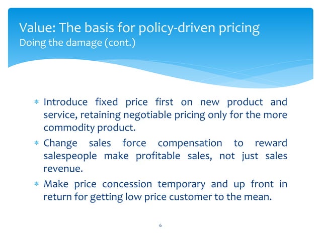 Value based negotiation pricing | PPTX