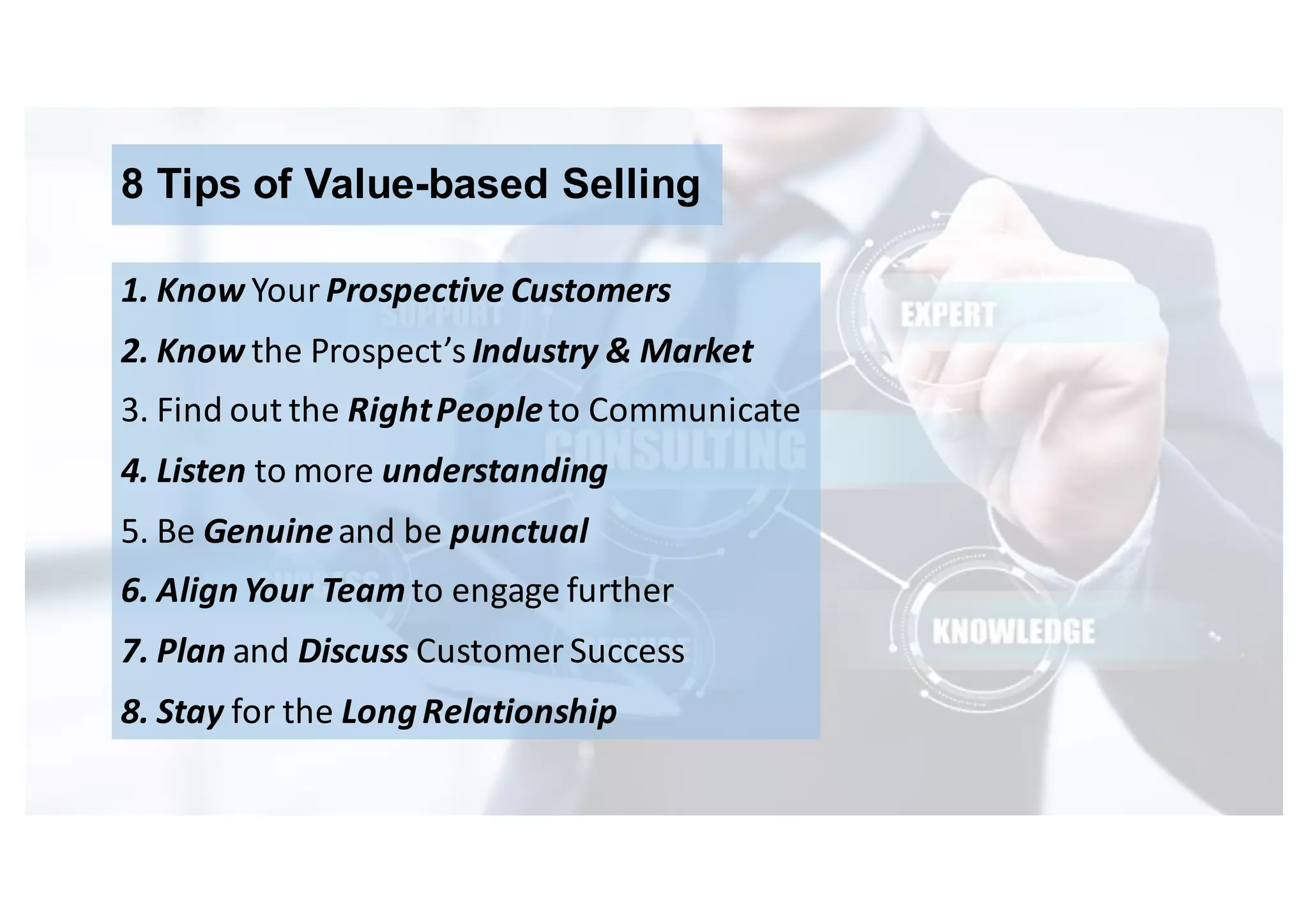 Value based selling | PDF