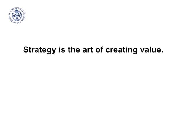 Value Chains To Value Constellations | PPT