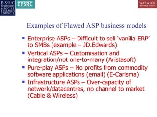 Value Creation from IS Integration: From ASP to Web Services? | PPT