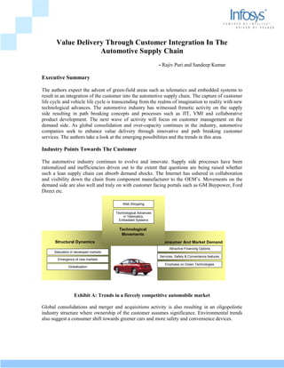 Infosys – Customer Integration | Supply Chain Management | PDF ...