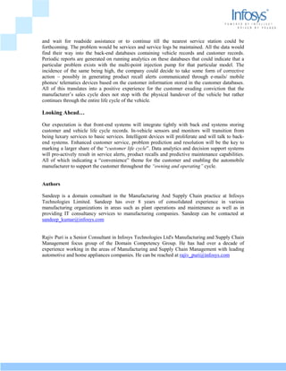 Infosys – Customer Integration | Supply Chain Management | PDF