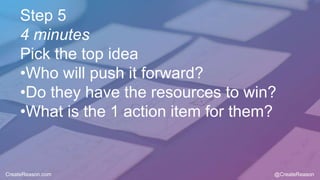 Value Focused Brainstorming | PPT