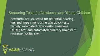Assessing Hearing Loss in Infants and Young Children | PPTX