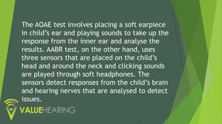 Assessing Hearing Loss in Infants and Young Children | PPTX