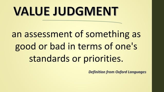 VALUE-JUDGEMENT.pptx