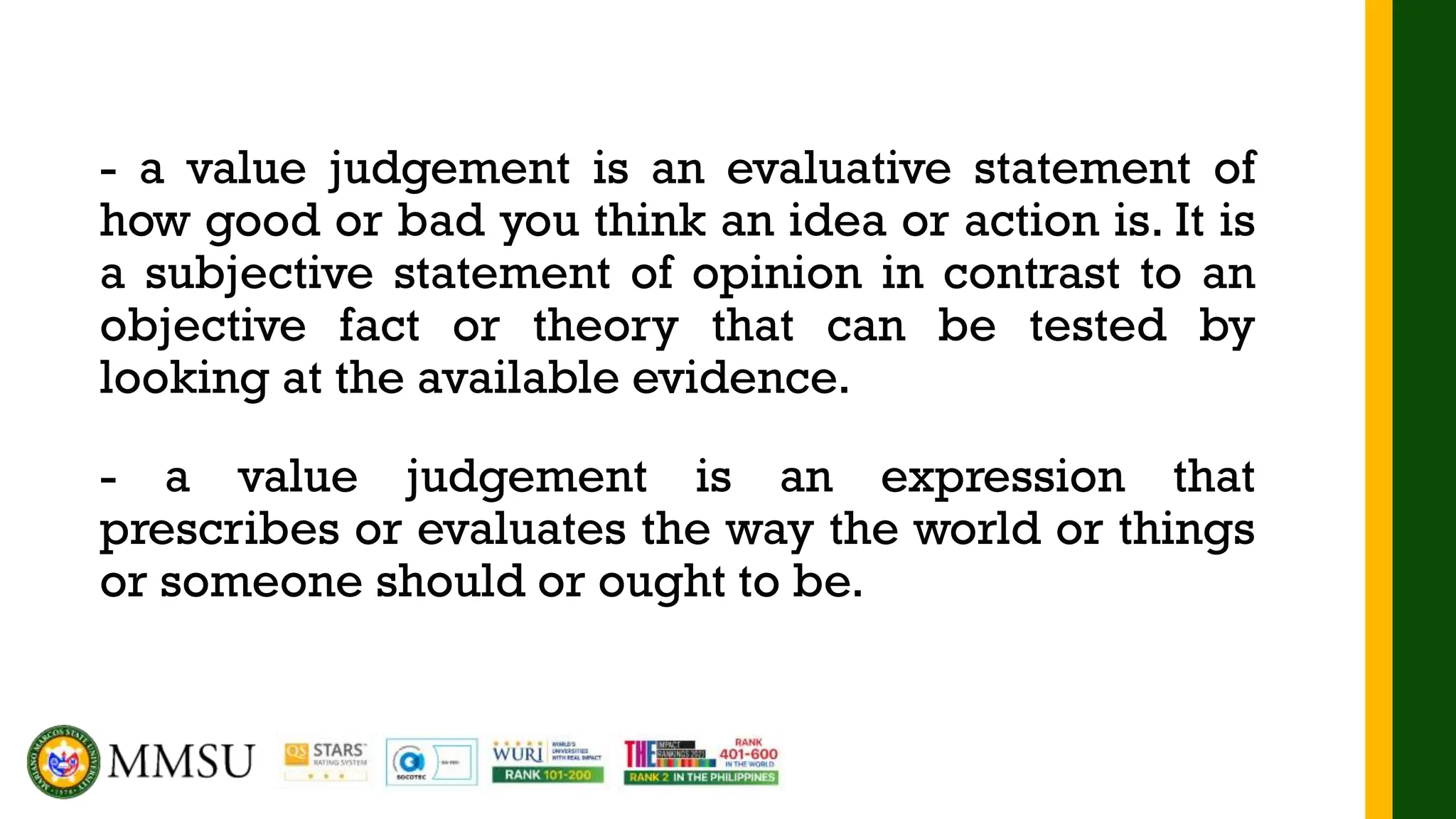 Value-Judgement.pptx..................... | PPTX