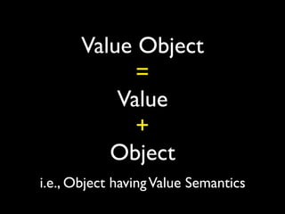 Value Objects | PPT