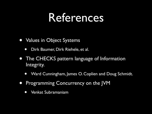 Value Objects | PPT