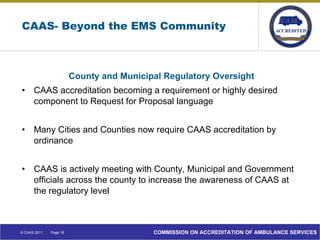 Value Of CAAS Accreditation | PPT
