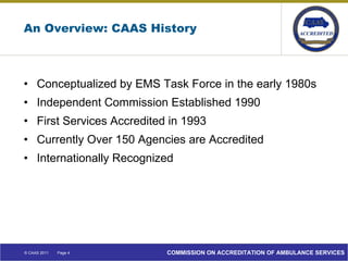 Value Of CAAS Accreditation | PPT