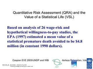 Value of Statistical Life | PPT