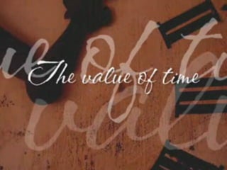 Value of time | PPT