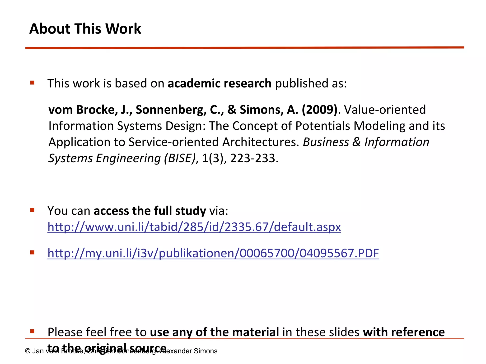 Value-oriented Information Systems Design | PPTX | Computer Software and Applications | Computing