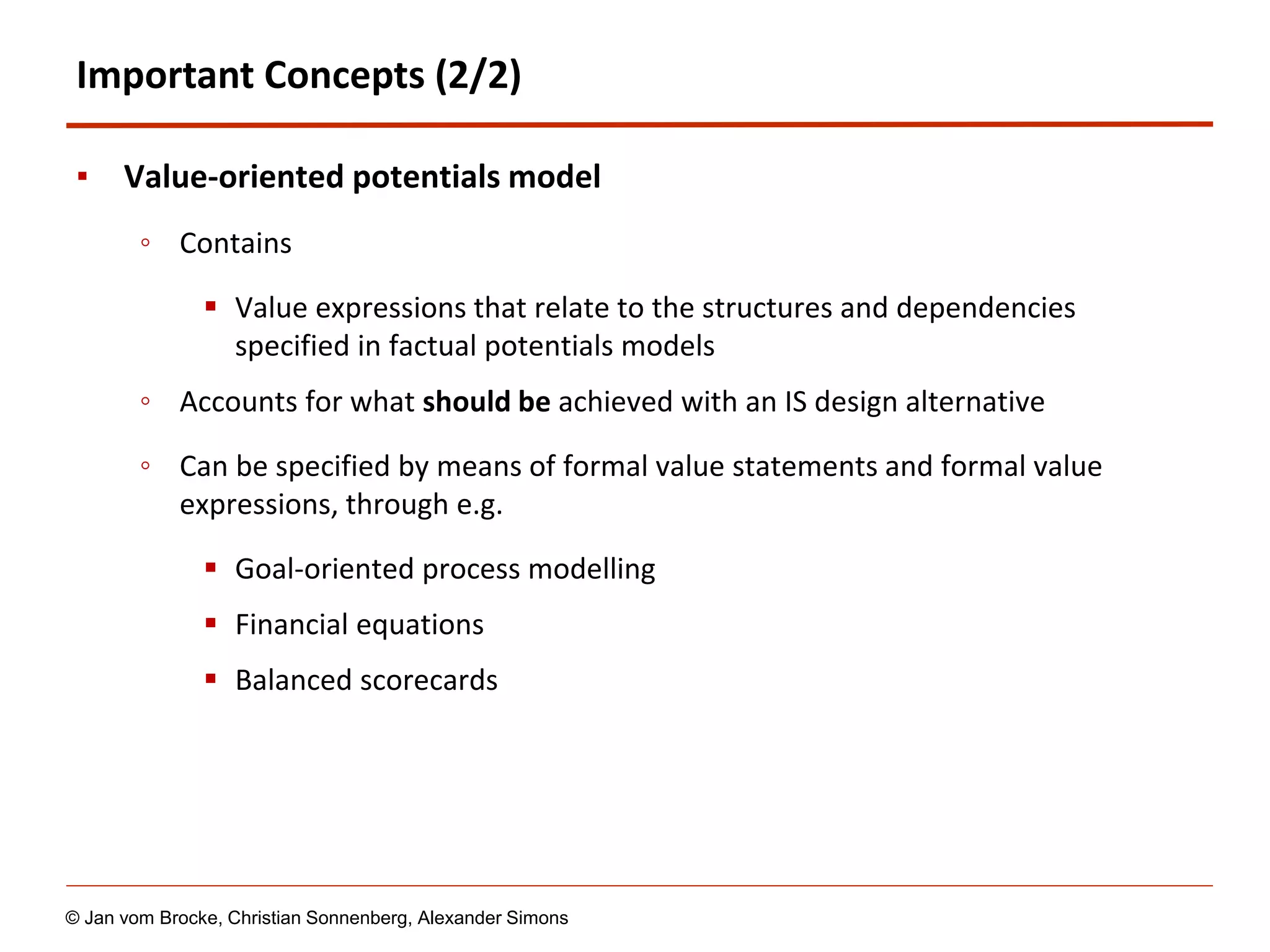 Value-oriented Information Systems Design | PPTX | Computer Software and Applications | Computing