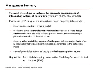 Value-oriented Information Systems Design | PPTX | Computer Software and Applications | Computing