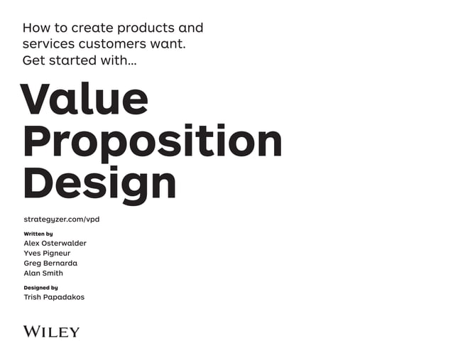 Value Proposition Design Guía para el diseño | PDF