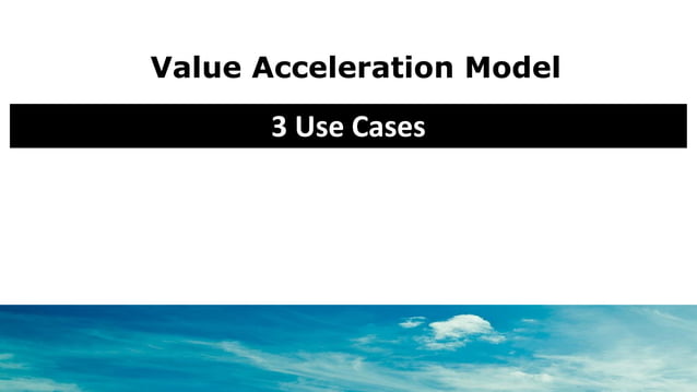 VALUE ACCELERATION MODEL | PPT