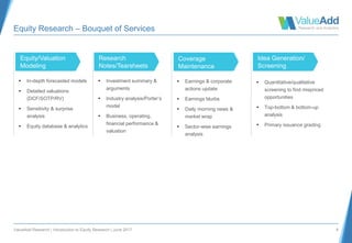Buy-Side Equity Research By ValueAdd | PPT