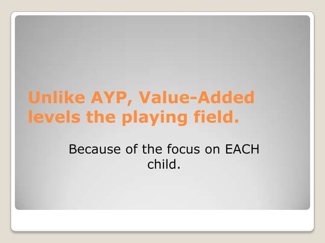 Value –Added Assessment | PPT