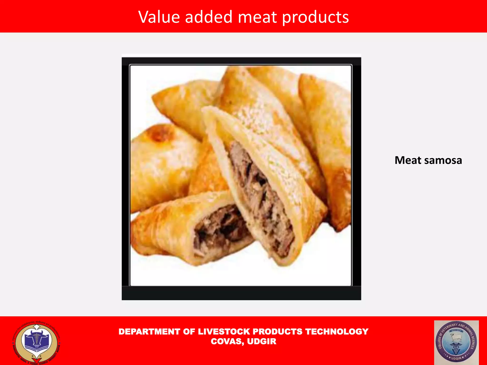 Value added meat and meat products | PPTX