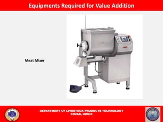 Value added meat and meat products | PPTX
