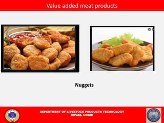 Value added meat and meat products | PPTX