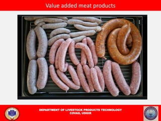 Value added meat and meat products | PPTX