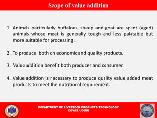 Value added meat and meat products | PPTX