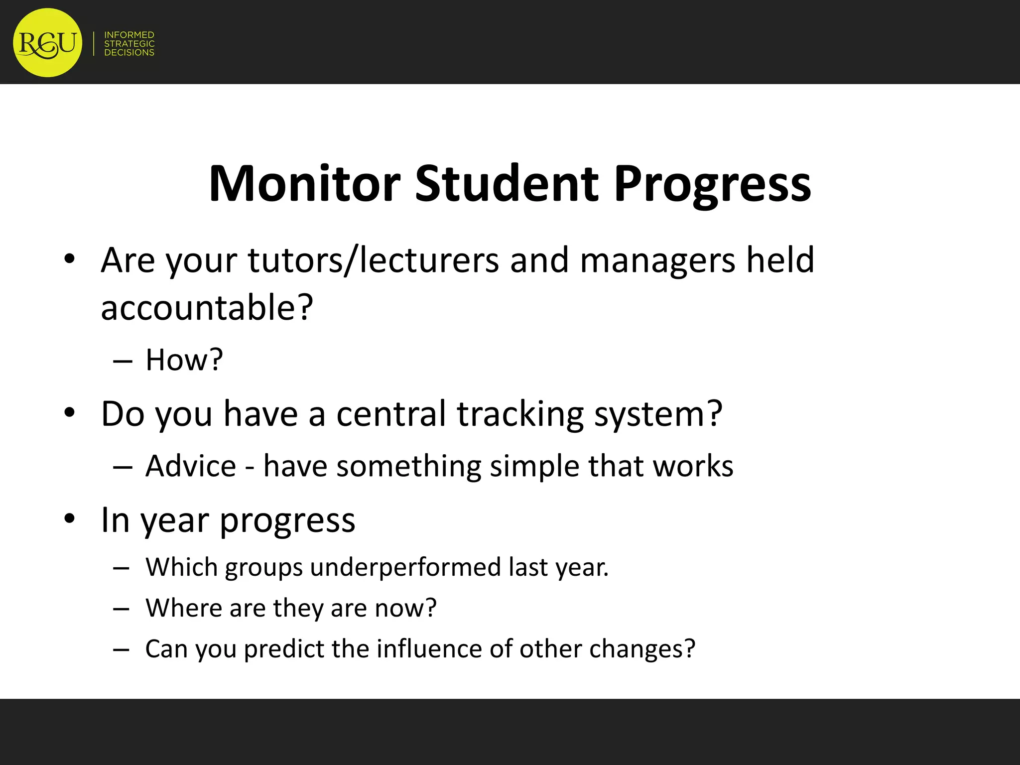Understanding and improving Level 3 Value Added Performance in the ...