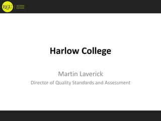 Understanding and improving Level 3 Value Added Performance in the ...
