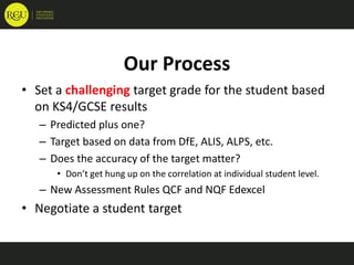 Understanding and improving Level 3 Value Added Performance in the ...