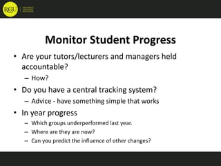 Understanding and improving Level 3 Value Added Performance in the ...